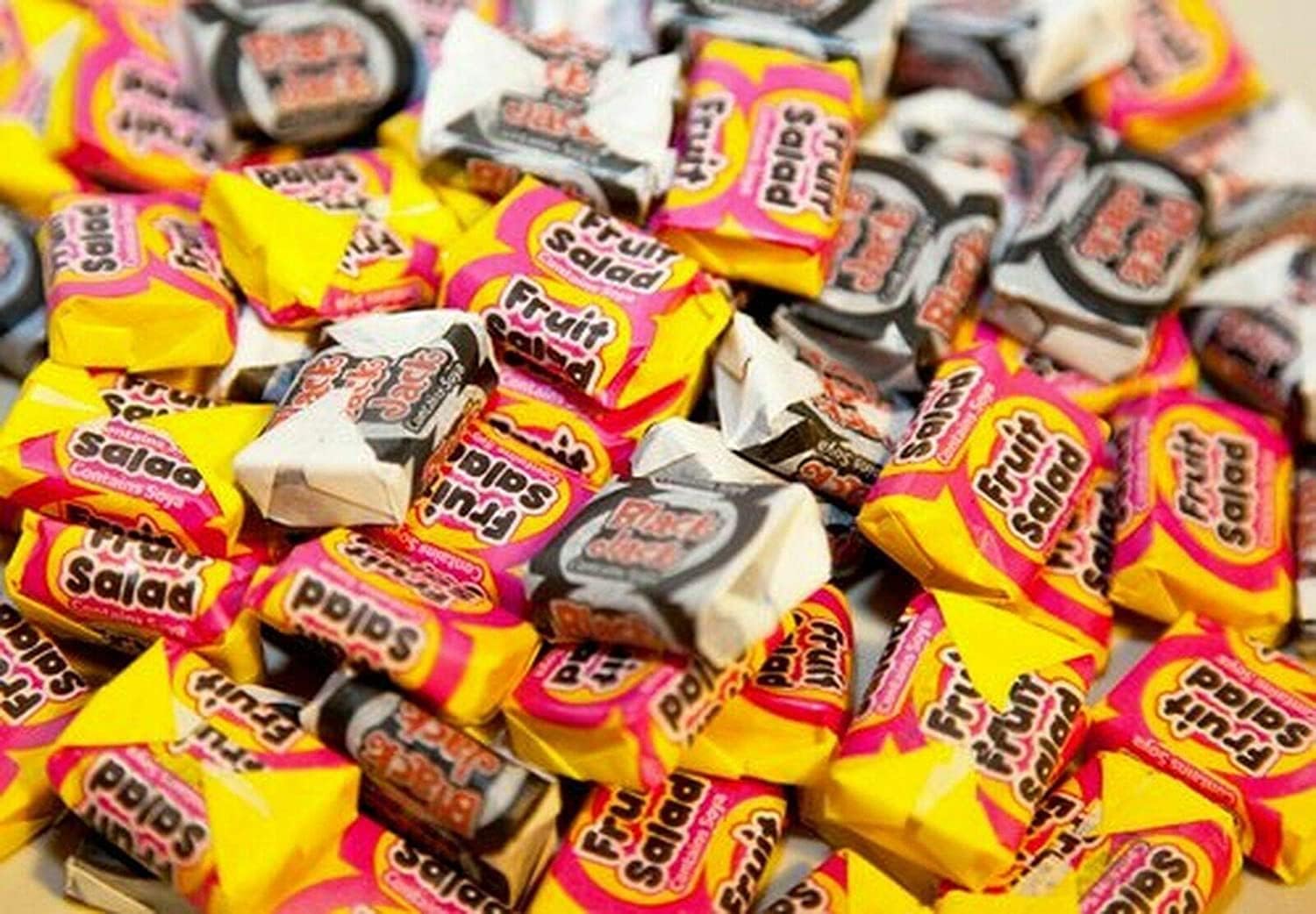 Fruit Salad and Black Jacks Sweets │ 500 Gram Bulk Bag │ 500g ...