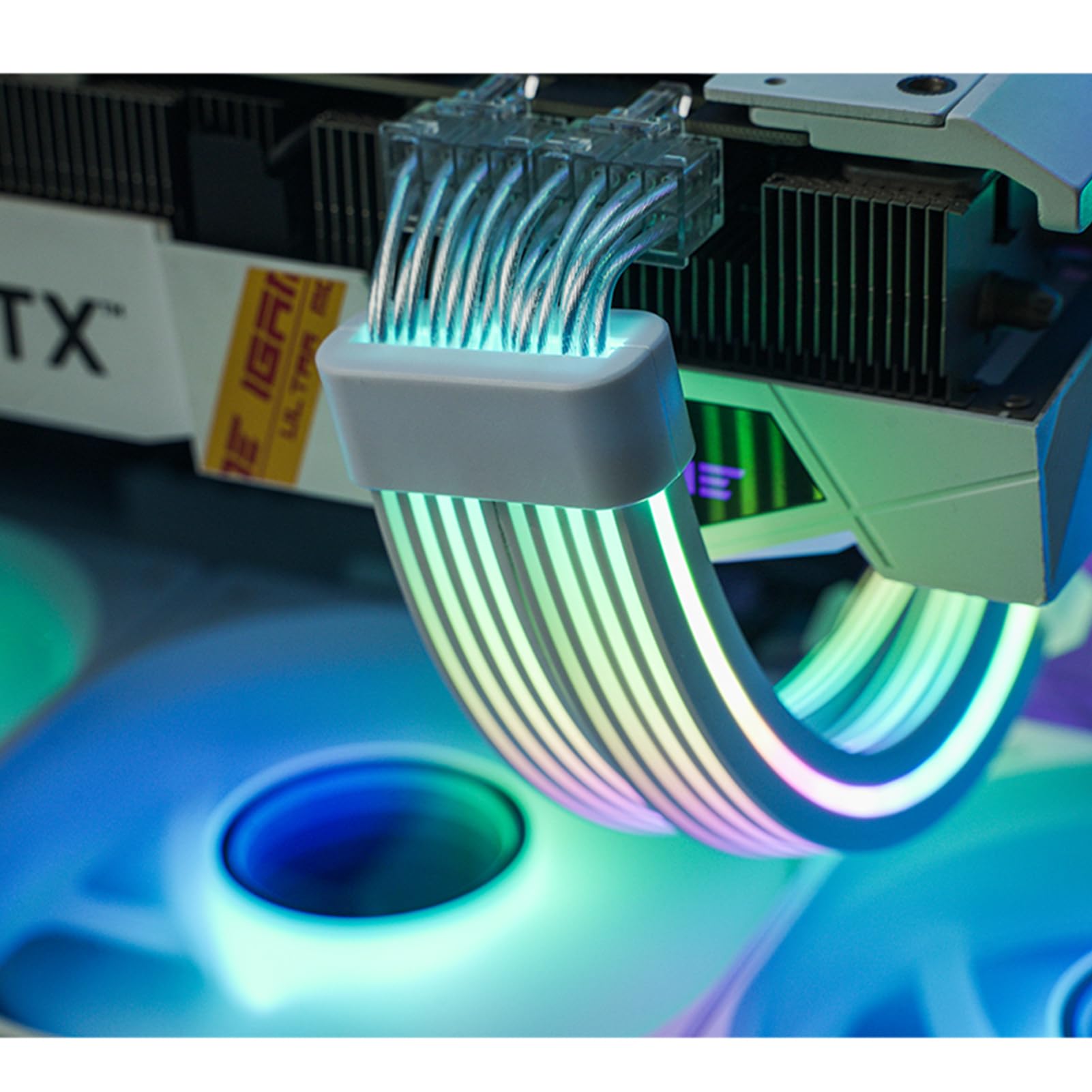 Snapklik.com : Jonsbo DY-2 GPU-3 8Pin ARGB Power Extension Cable For ...