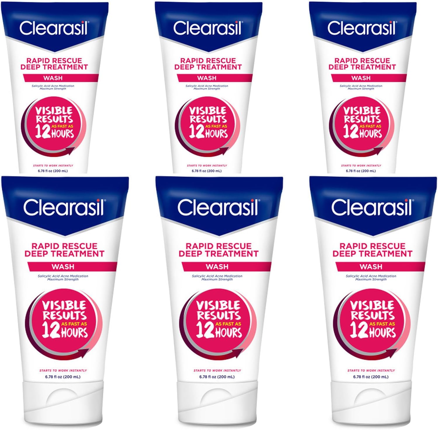 Amazon.com: Clearasil Ultra Rapid Action Gel Wash 12 hours : Beauty ...