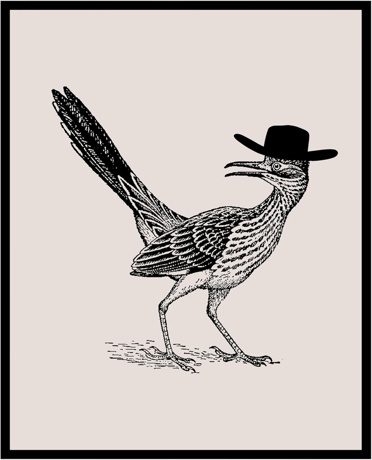 Amazon.com: Poster Master Cowboy Roadrunner Poster - Retro Cowboy Print ...