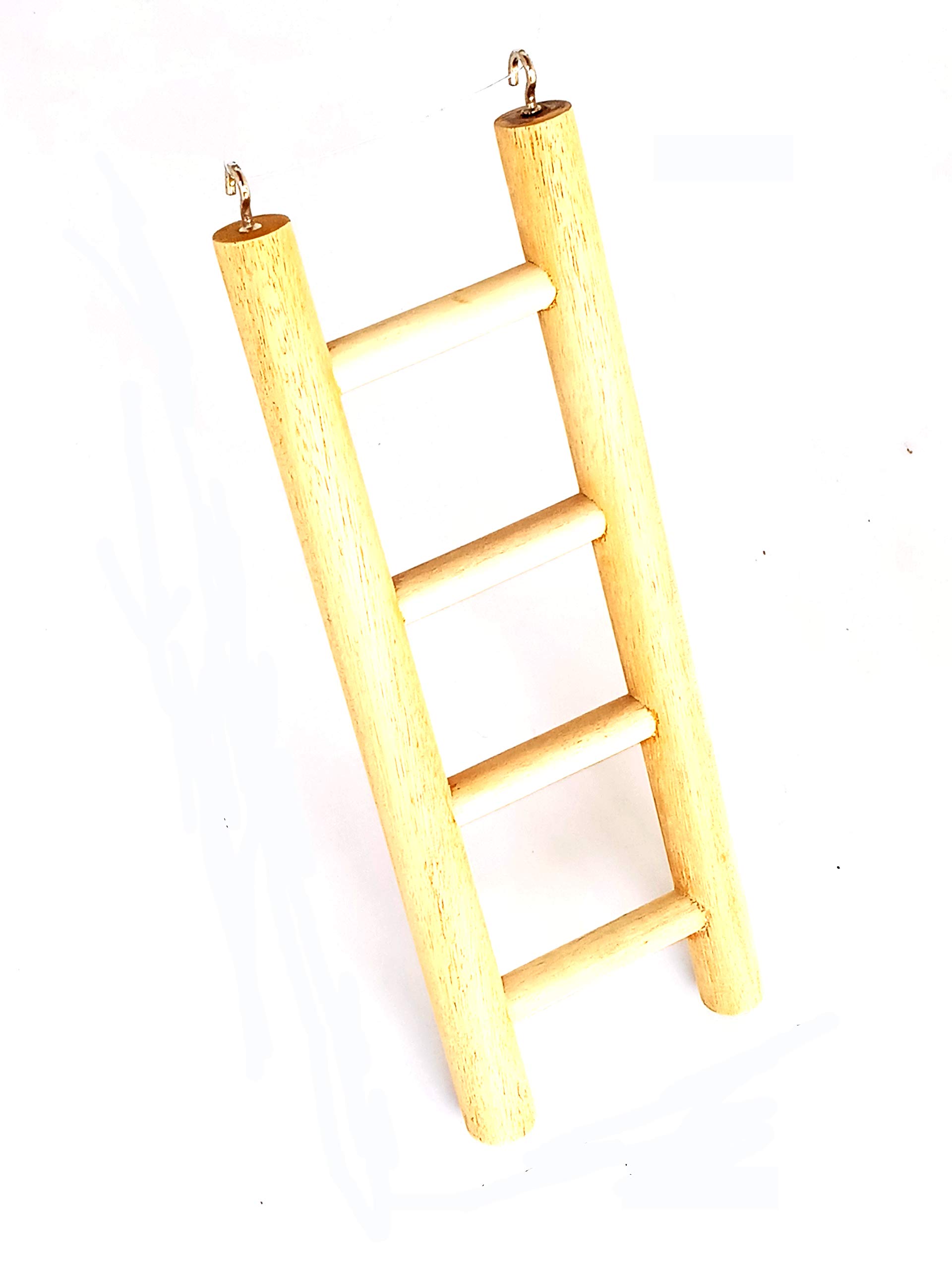 Buy KSK 4 Step Wooden Bird Ladder Parrot Toys - Wood Birds Wooden ...