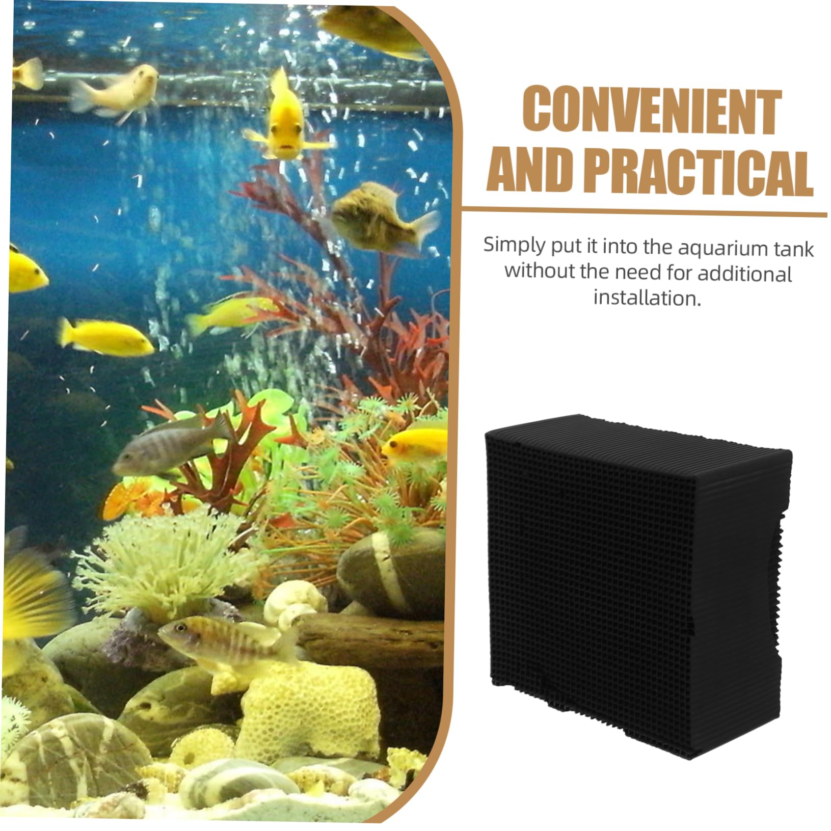 Beta Tank Fish Tank Filter Cube,Activated Carbon Cube Filter Media For ...