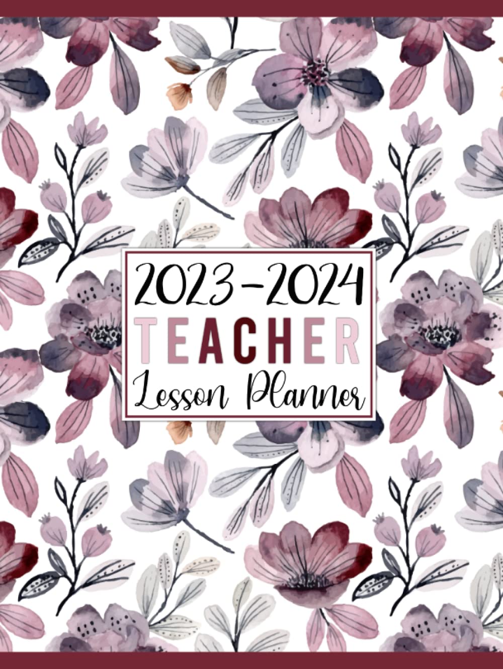 Amazon.com: 2023-2024 Teacher Lesson Planner: Academic Year Monthly and ...