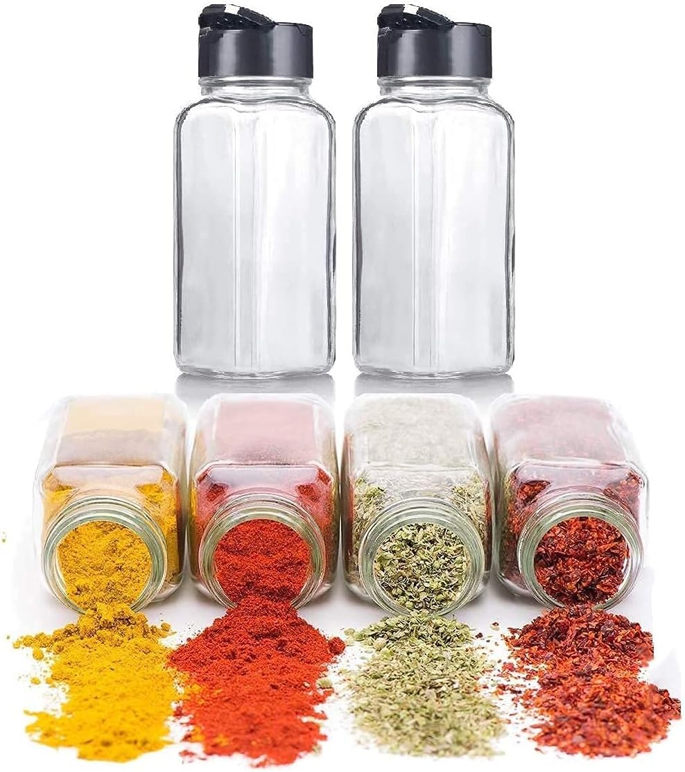 Amazon.com: 100ml Transparent Glass Salt Shaker for Professional Best ...