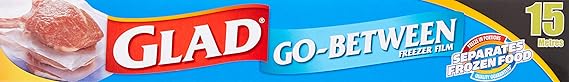 Glad Go-Between Freezer Film, Separates Frozen Foods and Prevents ...