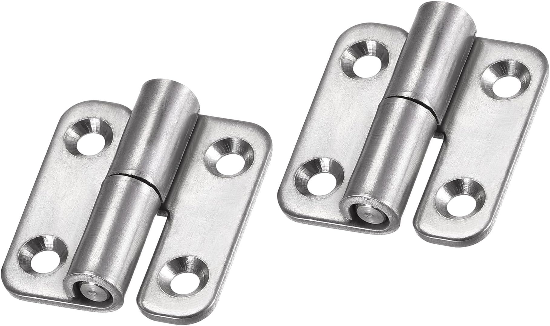 uxcell Lift Off Hinge, Left Handedness Mini Stainless Steel Hinge ...