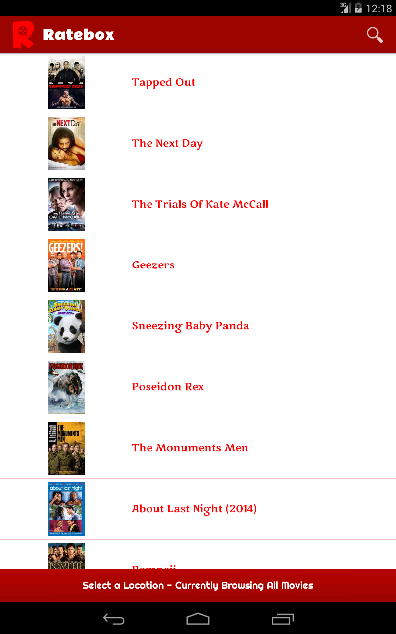 Ratebox for Redbox - App on Amazon Appstore