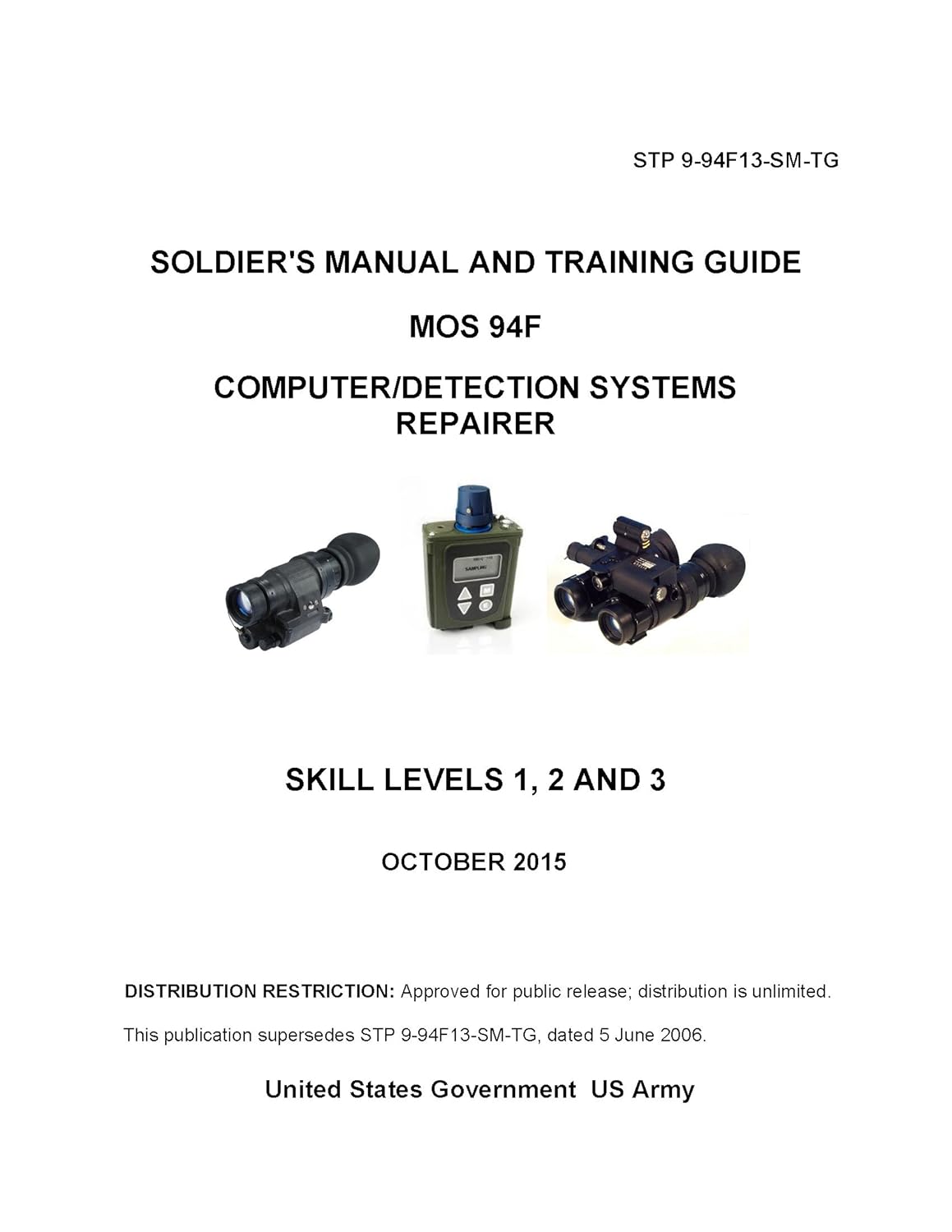 Amazon.com: STP 9-94F13-SM-TG Solder’s Manual and Training Guide MOS ...