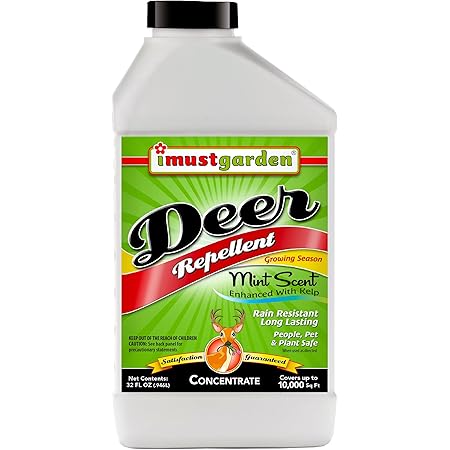 Amazon.com: I Must Garden Deer Repellent: Mint Scent Deer Spray for ...