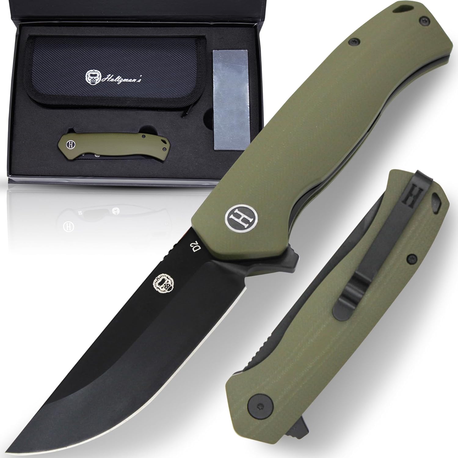 Amazon.com: Holtzman's Gorilla Survival Folding Knife D2 Steel Blade ...