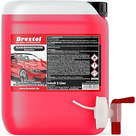 Scheibenreiniger-Konzentrat für Autos 5 Liter - Für klare Sicht ohne ...