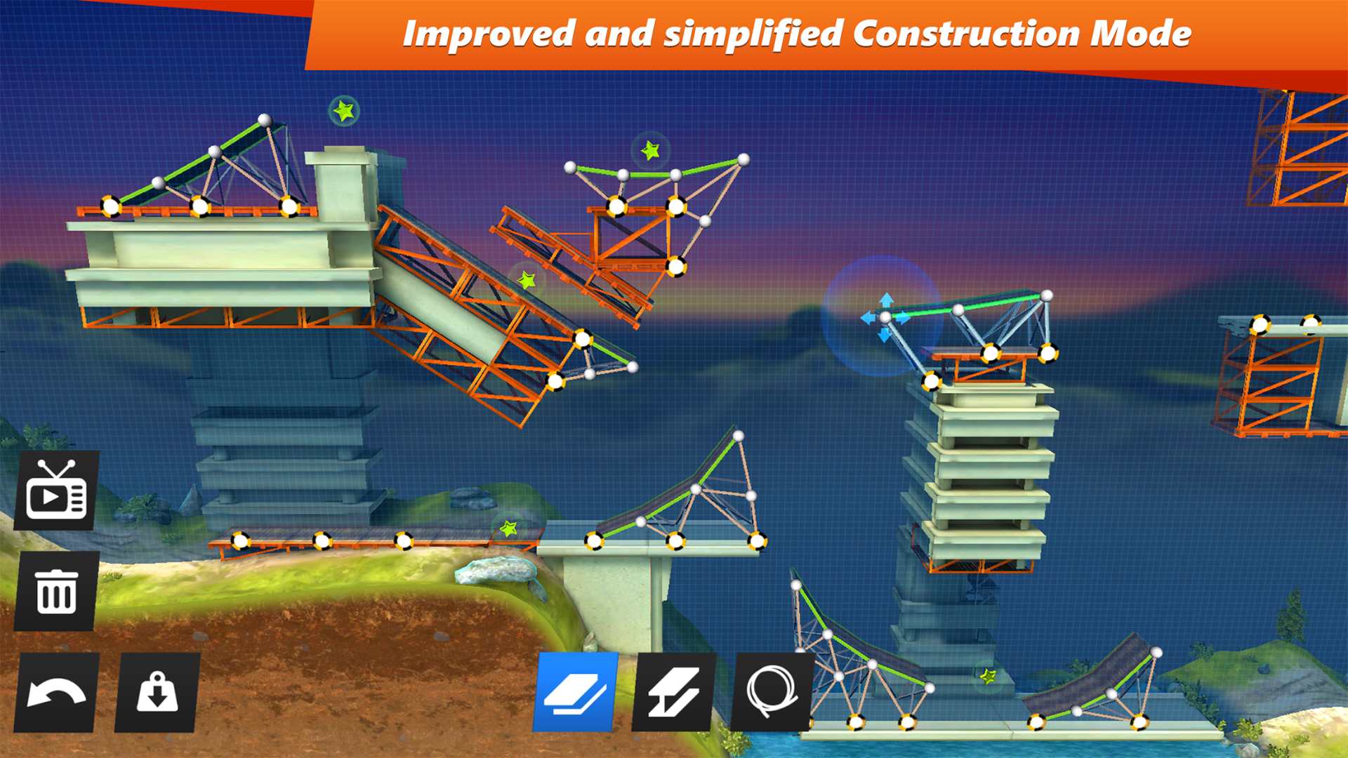 Aplicación Bridge Constructor Stunts en Amazon Appstore