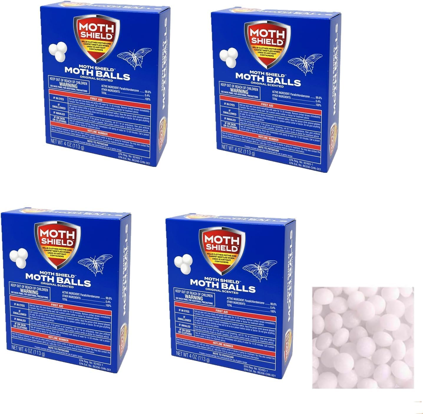 Zero In AMZ436 Moth Balls 10 Pack x2 : Amazon.co.uk: Garden