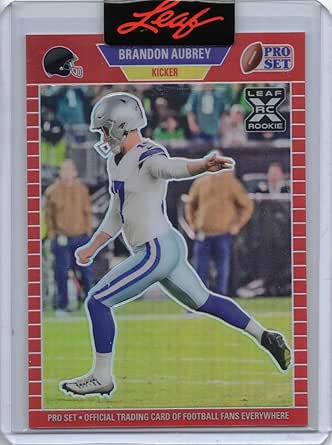 Amazon.com: 2023 Leaf Pro Set Metal Football #MPB-4 Brandon Aubrey ...