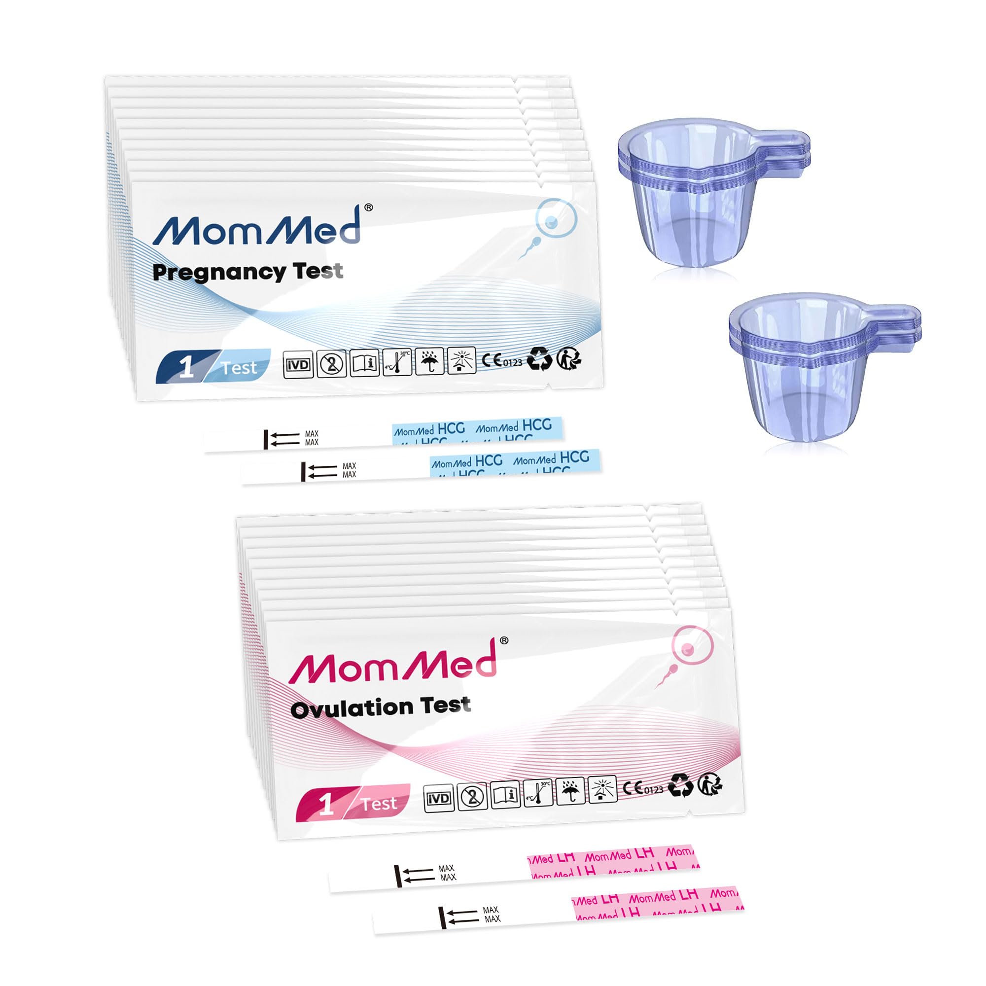 Snapklik.com : MomMed Ovulation Predictor Kit (HCG25-LH100)
