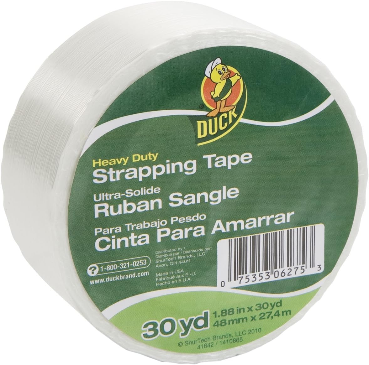 Duck Brand Heavy-Duty Strapping Tape, 30 yds : Amazon.co.uk: DIY & Tools