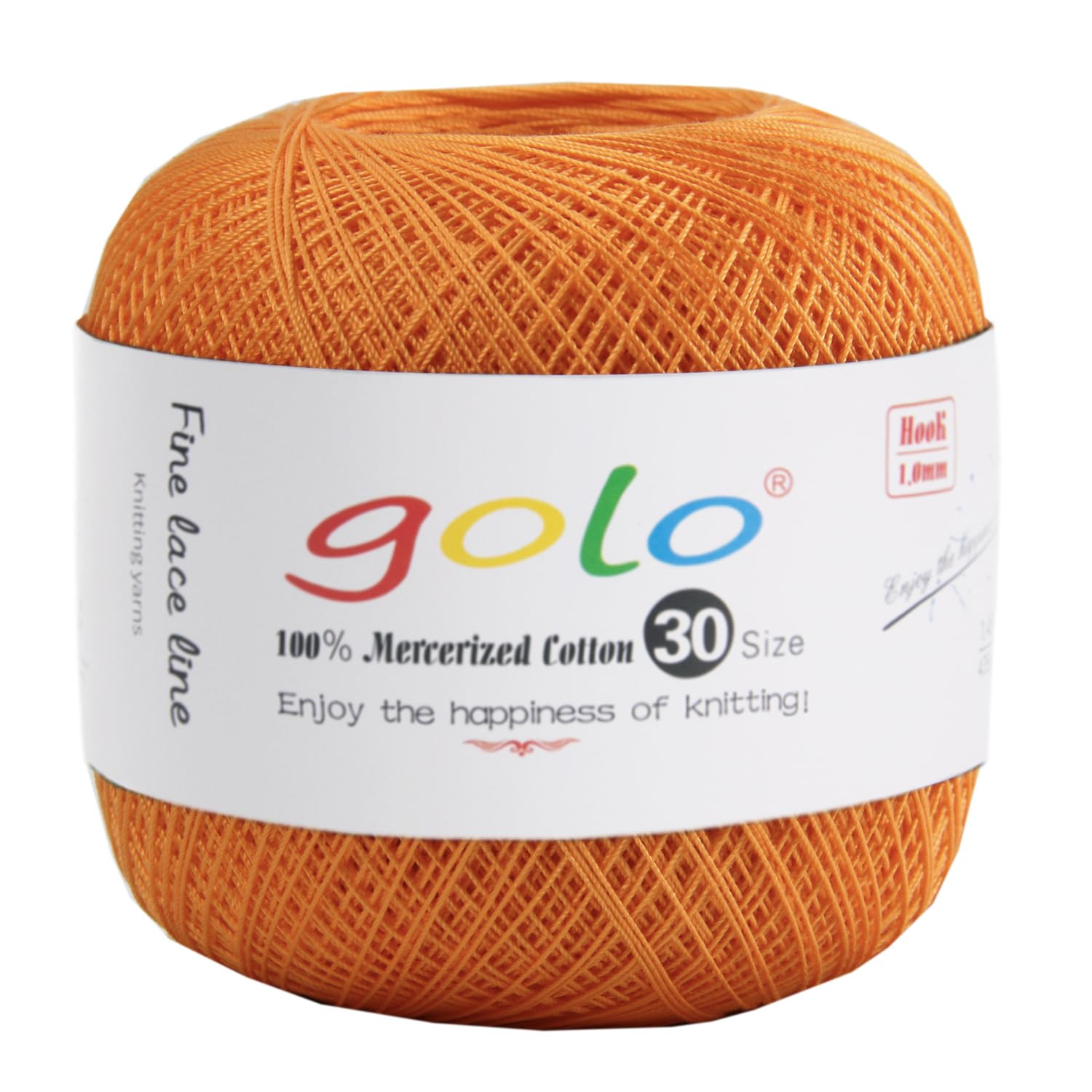 golo Crochet Thread Size 30 Yarn for Hand Knitting Cotton Crochet Yarn ...