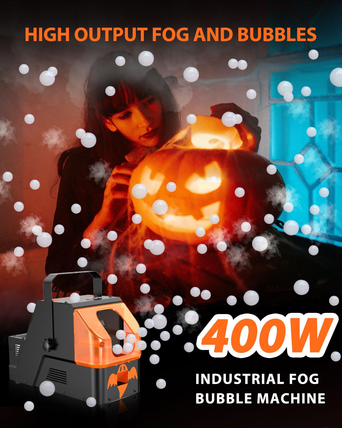 Halloween Bubble Fog Machine