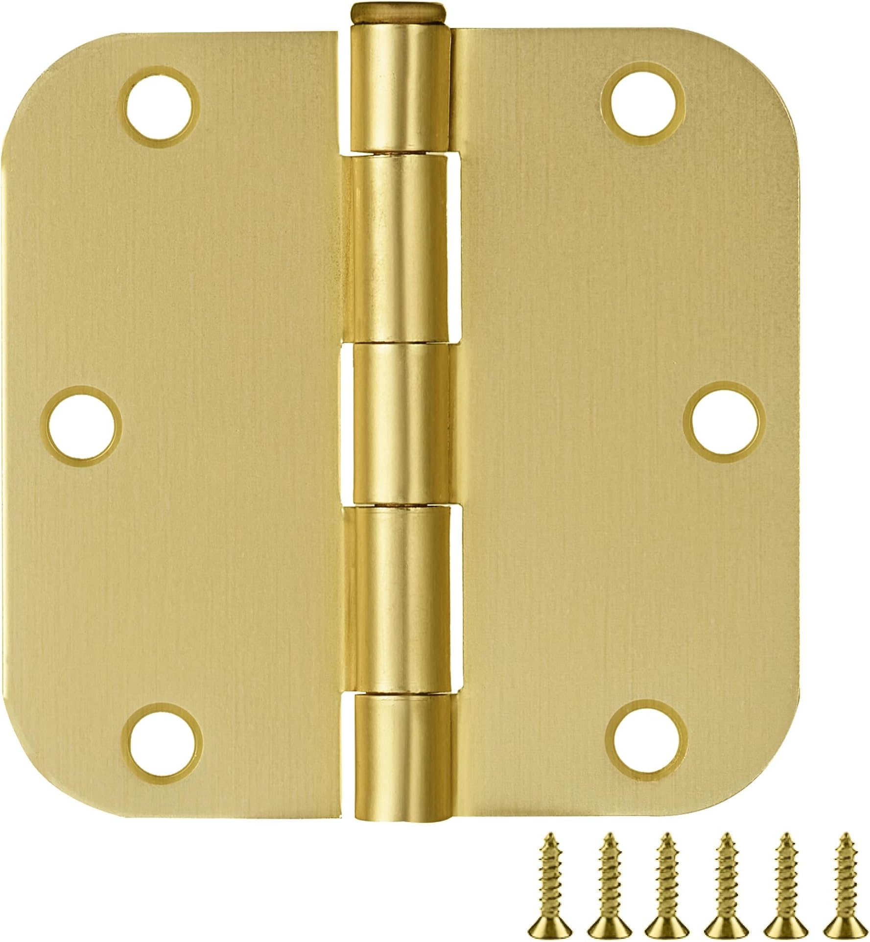 Baldwin 1140.I 4 Inch x 4 Inch Solid Brass Full Mortise Hinge with 5/8 ...