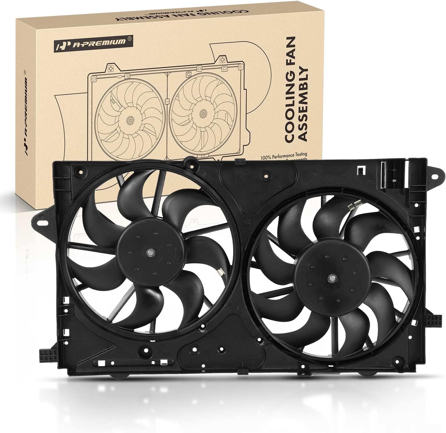 Amazon.com: A-Premium Engine Radiator Cooling Fan Assembly Compatible ...