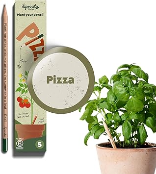 SproutWorld Lápices | Pizza Edition | Lápices plantables con semillas ...