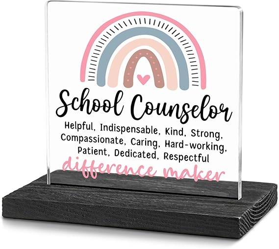Amazon.com: School Counselor Gifts, Thank You Gift for School ...