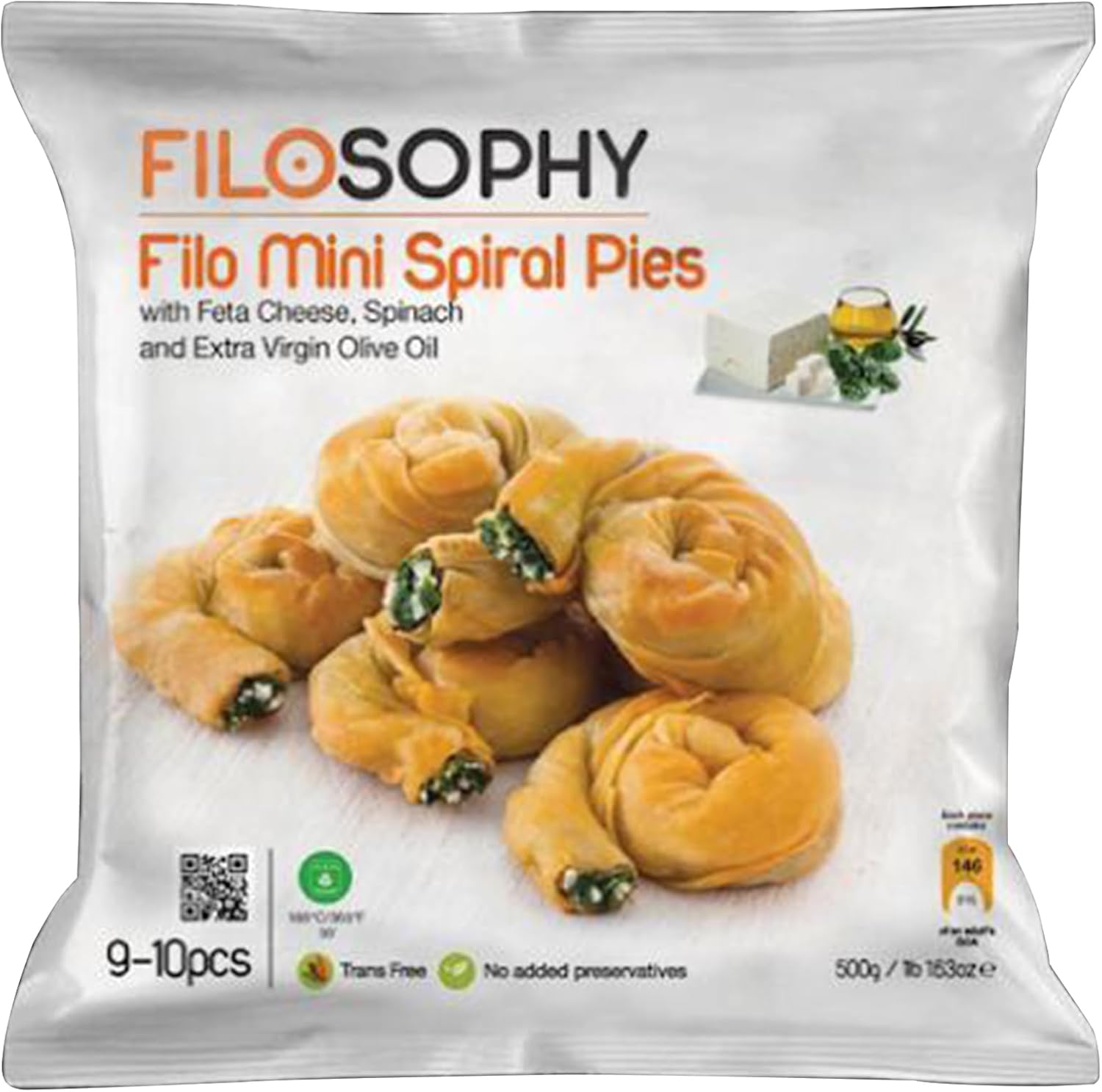 Filosophy Filo Vegan Pie, Traditional Greek Origin Frozen, 10 Flavours ...