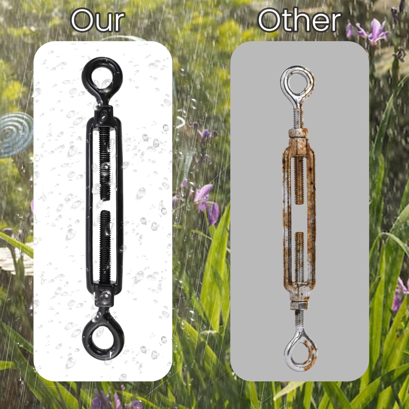 Snapklik.com : M6 Turnbuckle Eye And Eye,4Pcs M6 304 Stainless Steel ...