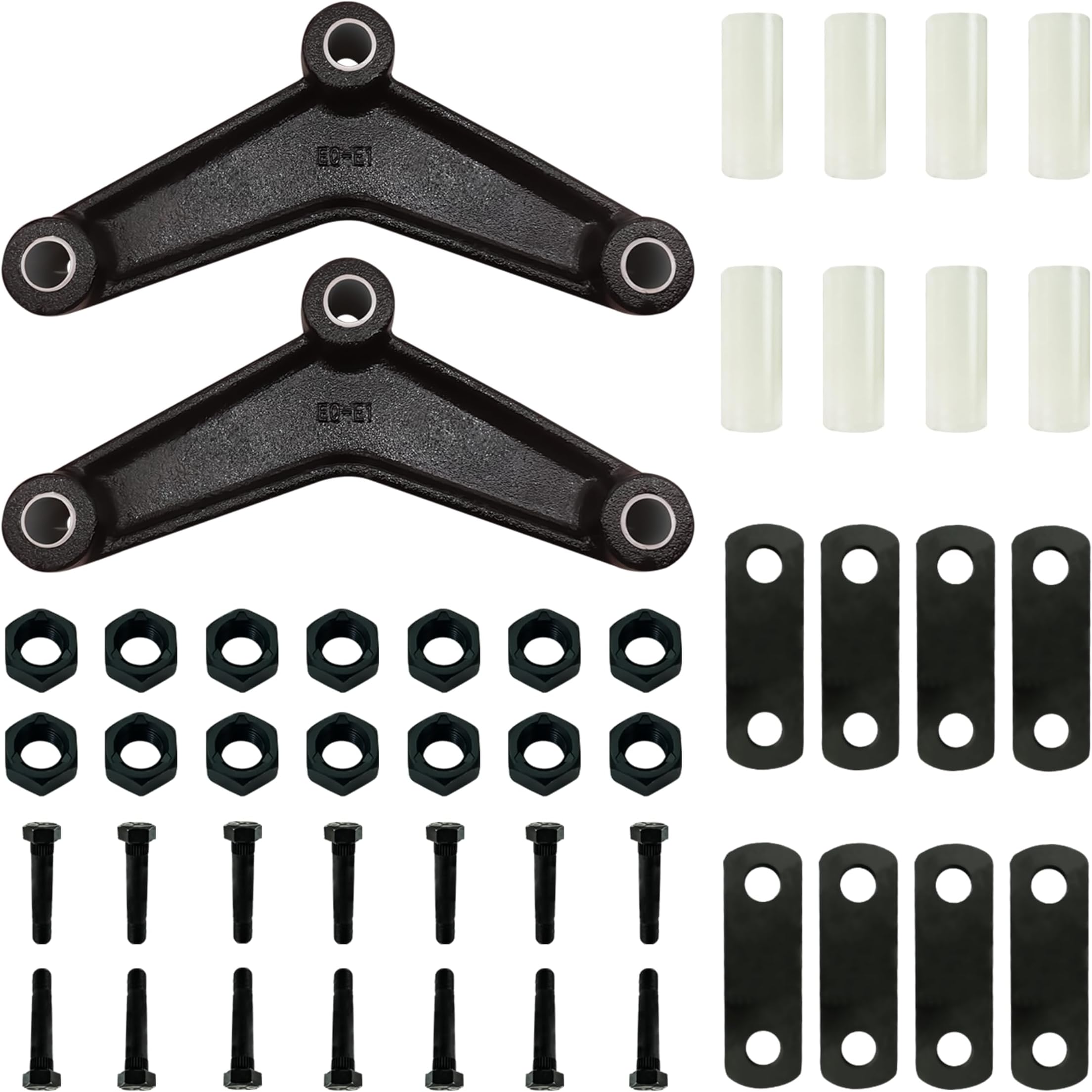 Amazon.com: SENKEYFE Trailer Shackle Kit, Heavy Duty Tandem Trailer ...