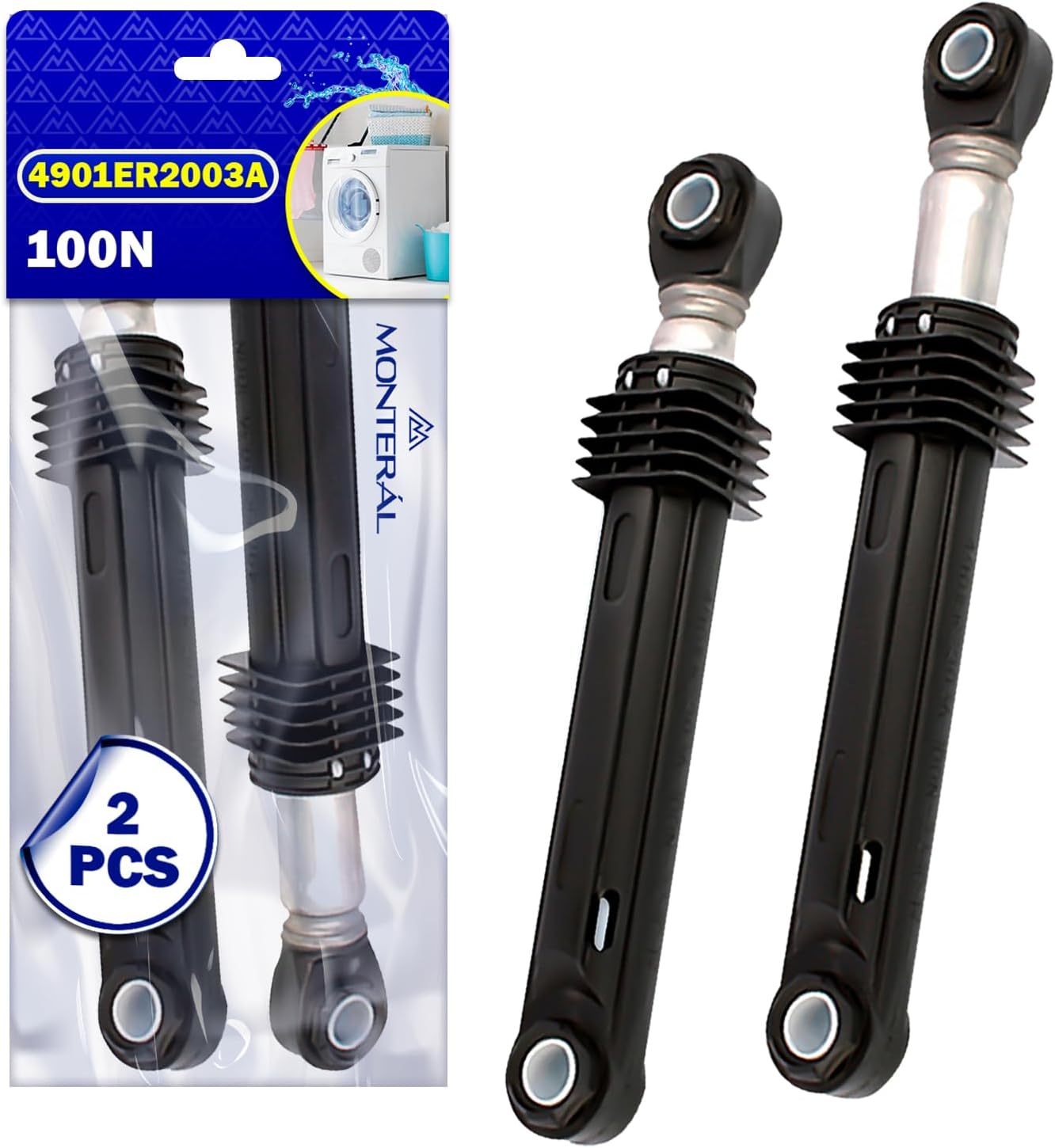 2 Pieces Shock Absorber for Washing Machine 100N 4901ER2003A for LG ...