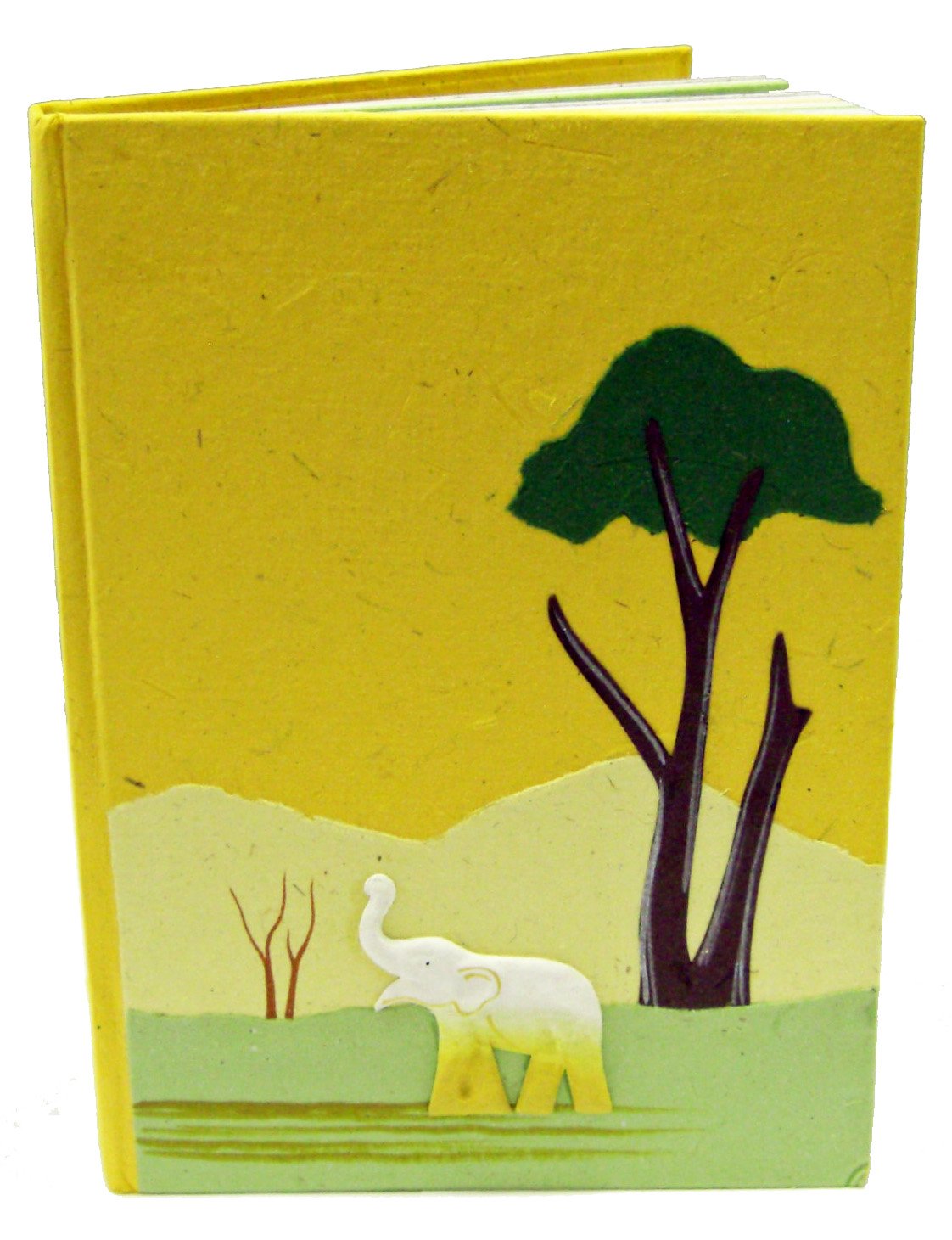 Mr. Ellie Pooh Elephant Dung Paper Notebook, Yellow (LNB-Yellow ...