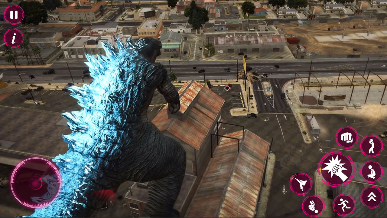 Kaiju Godzilla Attack 3D - Gorilla Kong City Destruction Simulator Game ...