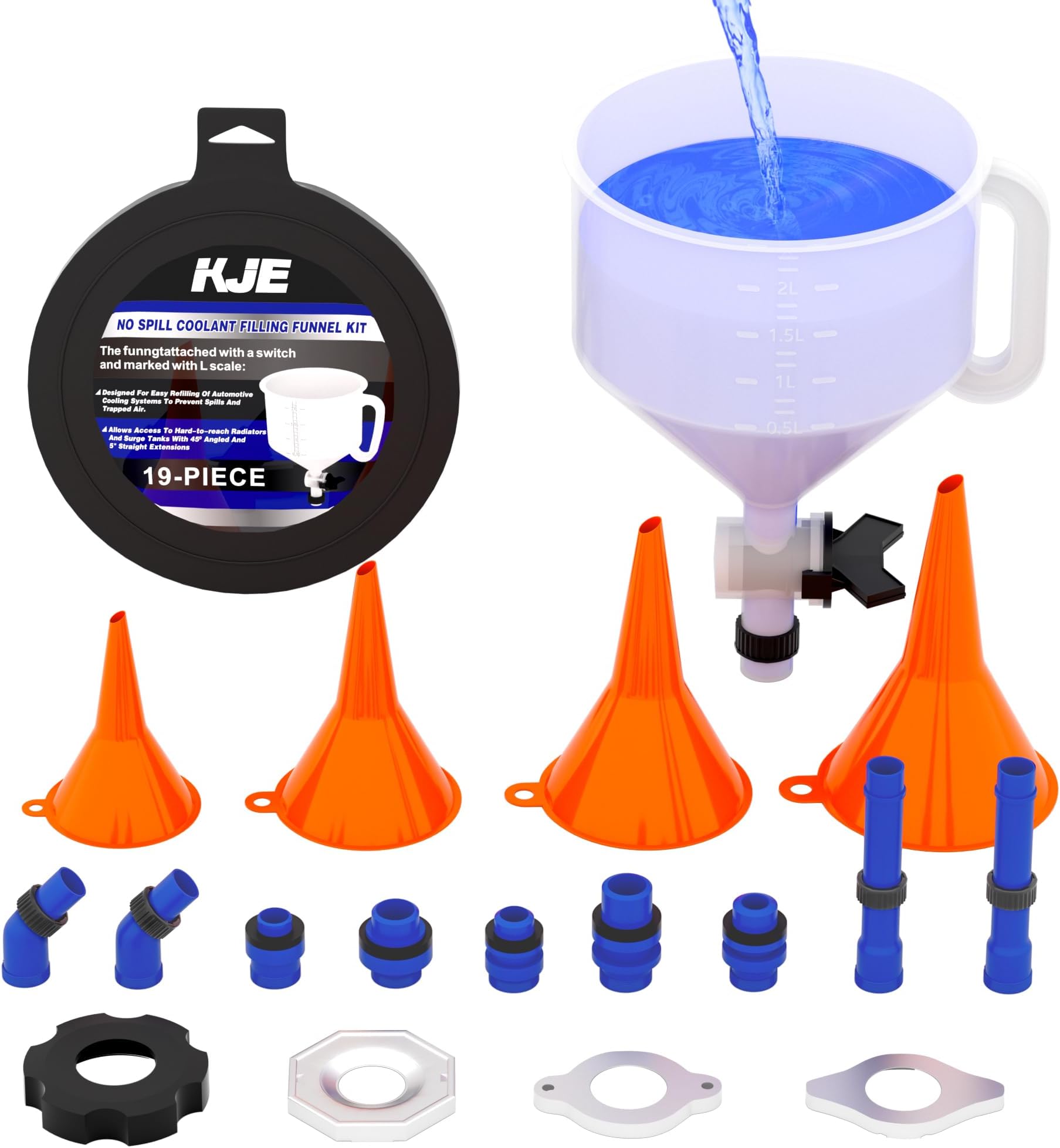 Amazon.com: SMART JERRY - Coolant Bleeder Kit, Universal Radiator ...