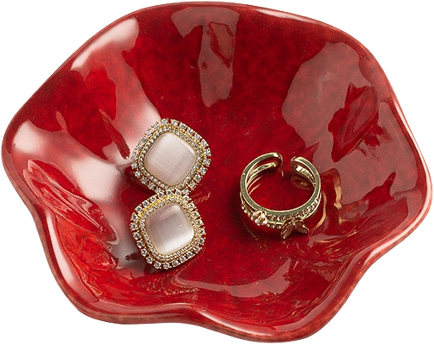 Amazon.com: QNMUSUNC Ceramic Ring Dish, Jewelry Dish Holder, Small ...