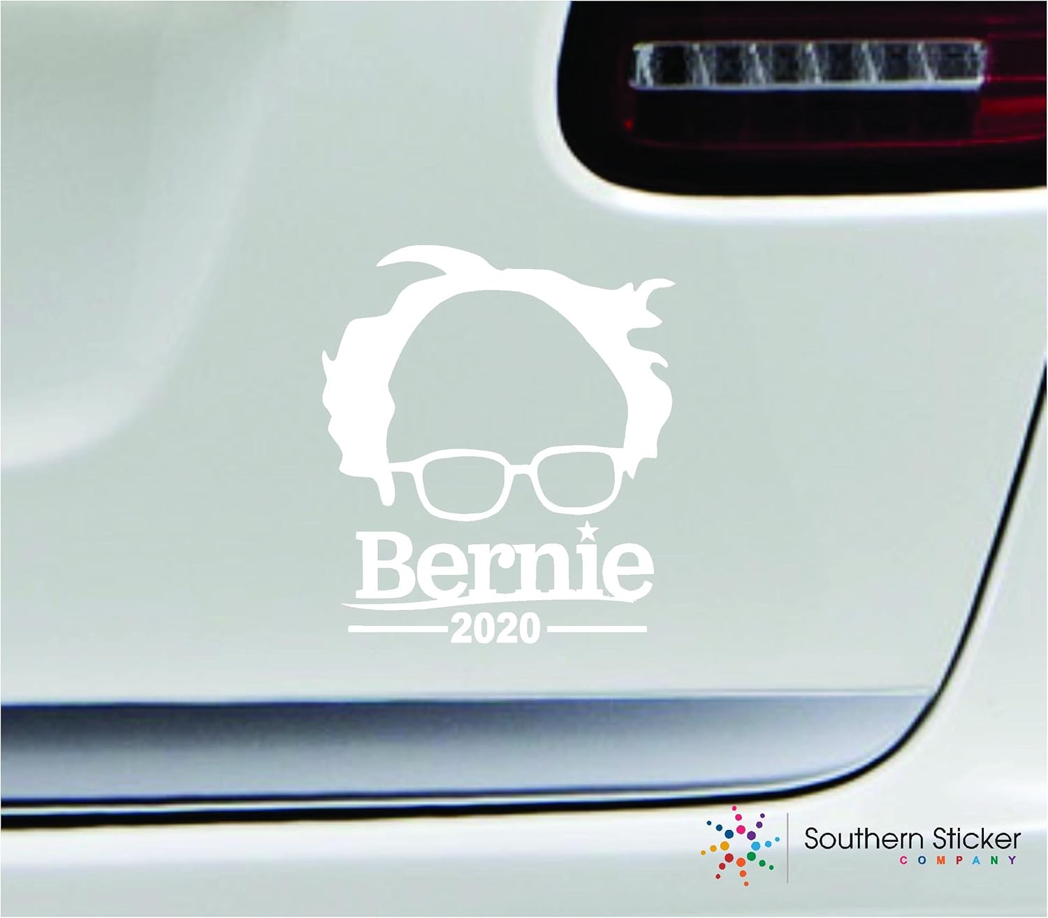 Amazon.com - Bernie Half face 2020 3.9x4.3 White Politics President USA ...