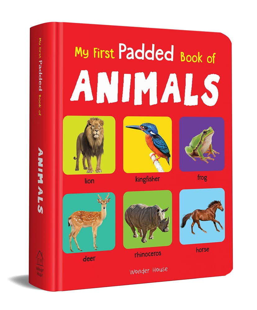 My First Padded Book of Animals: Early Learning Board Book for Kids ...