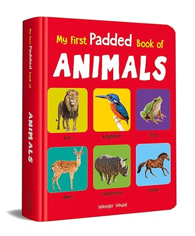 Amazon.com: My First Padded Book of Animals: Early Learning Padded ...
