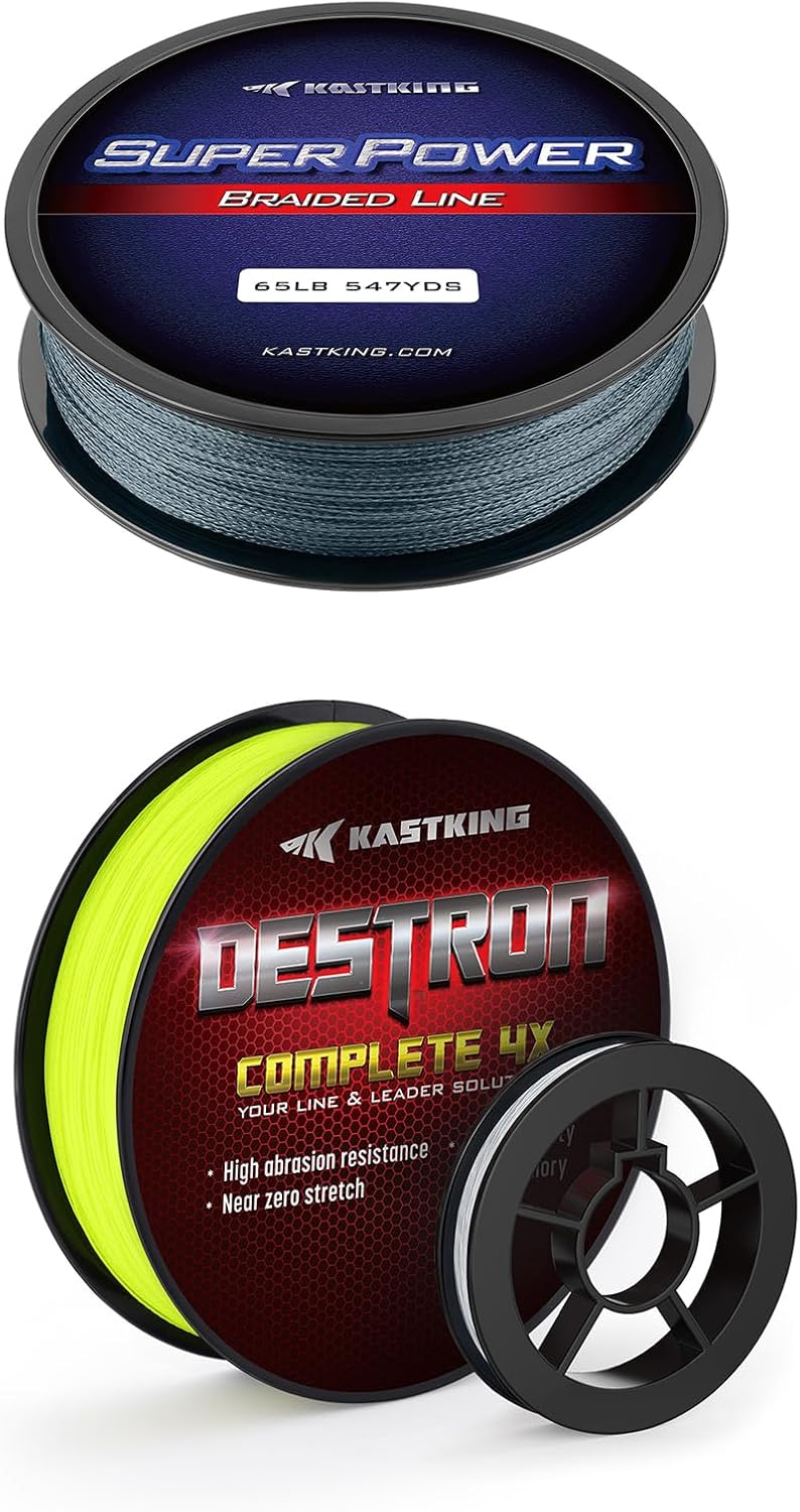 Amazon.com : KastKing Superpower and Destron Complete 4 Strands Braided ...