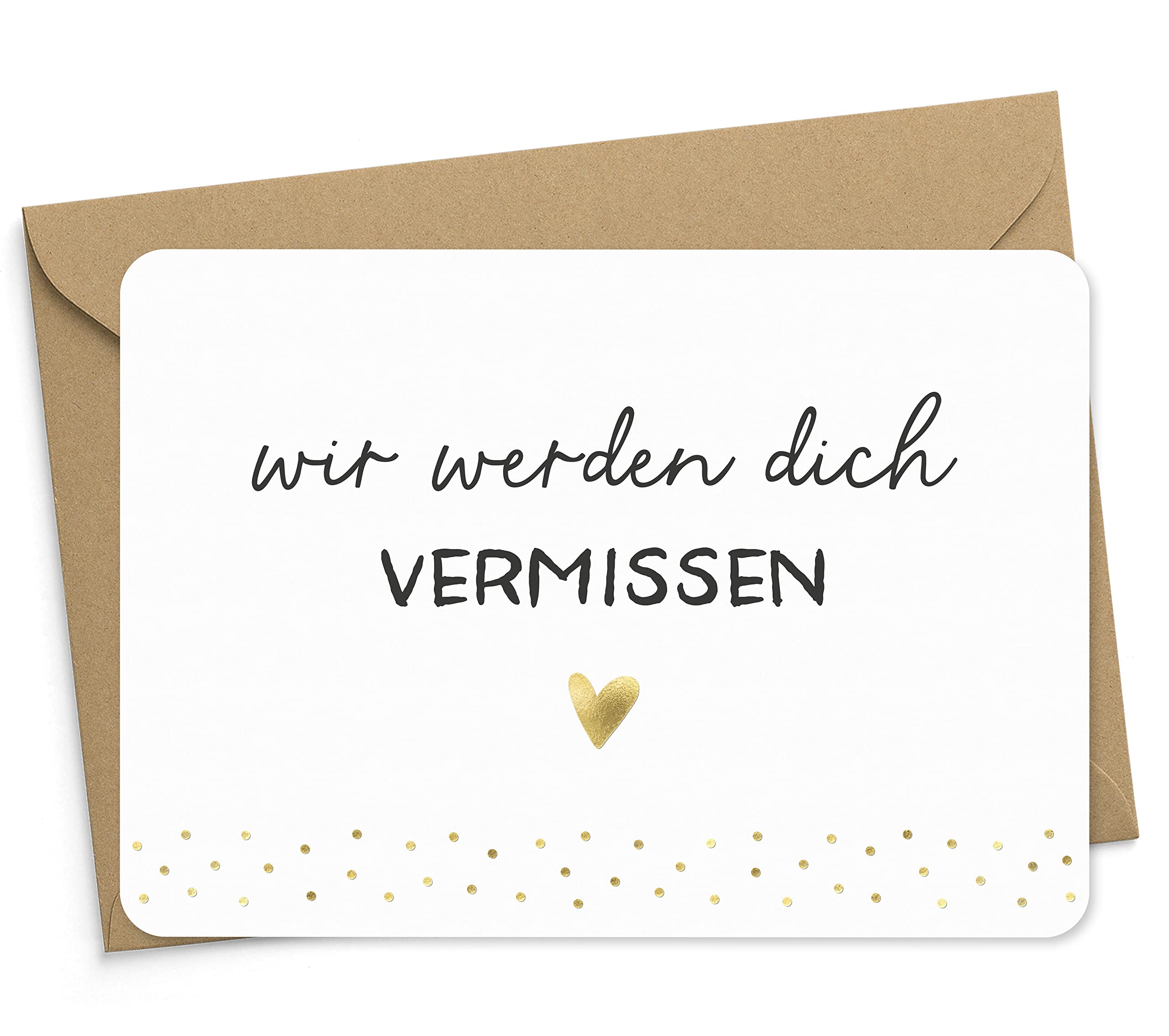 Viel Glück, Wir Werden Dich Vermissen Karten