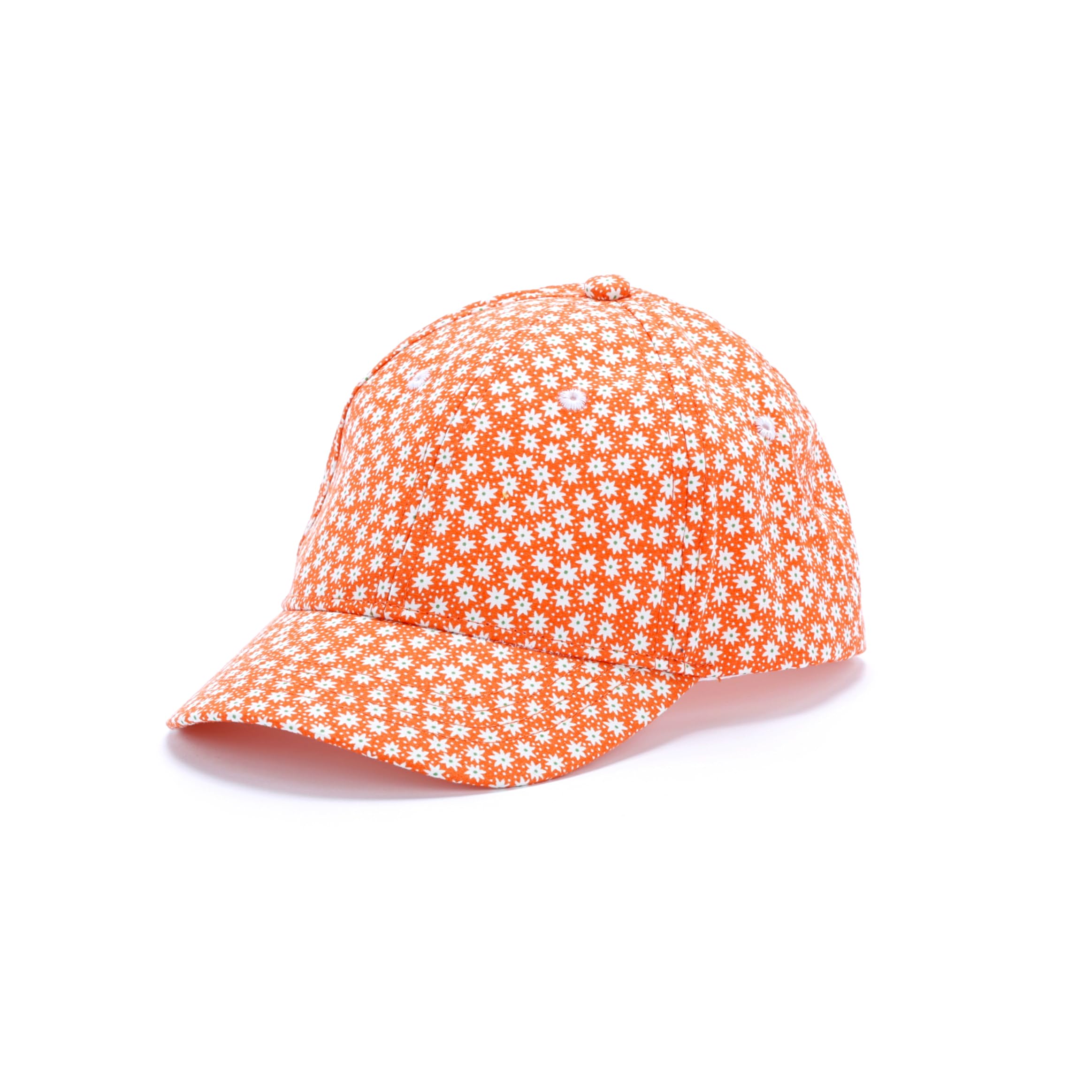 Amazon.com: Peppercorn Kids Girls Flower Print Fun Summer Baseball Cap ...
