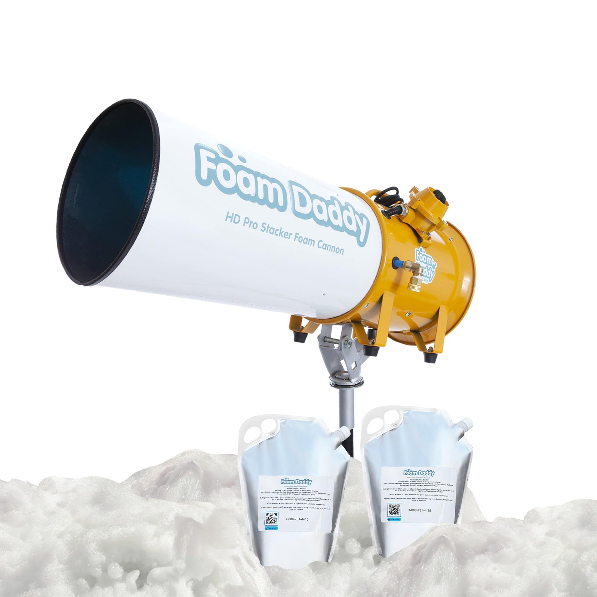 Amazon.com: HD Pro Stacker Foam Cannon - Shoots Up to 30ft for Sky-High ...