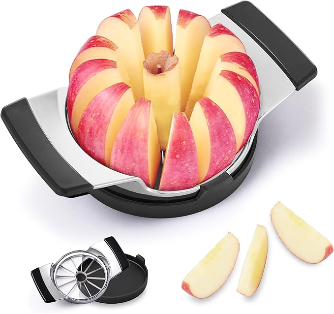 Amazon.com: KITEXPERT Apple Slicer with 12 Blades, Heavy Duty Apple ...