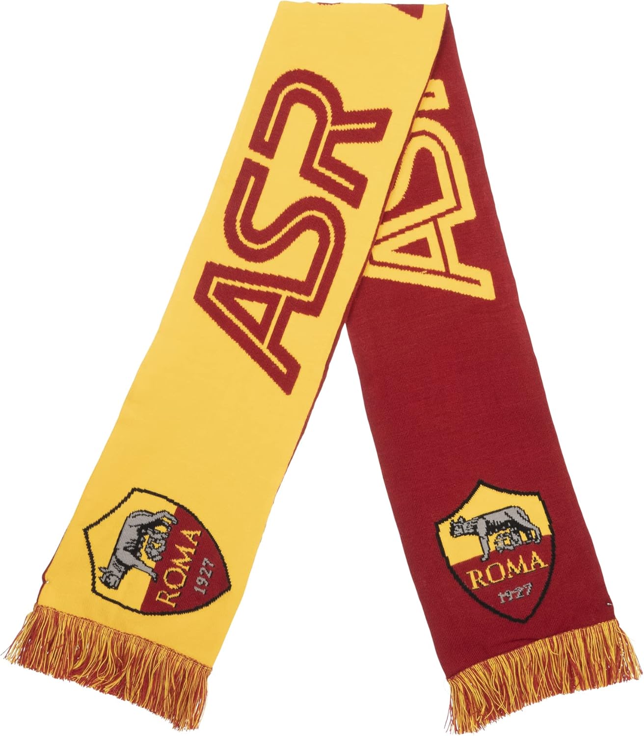 AS Roma Sciarpa Ufficiale, Giallorosso Logo : Amazon.it: Moda