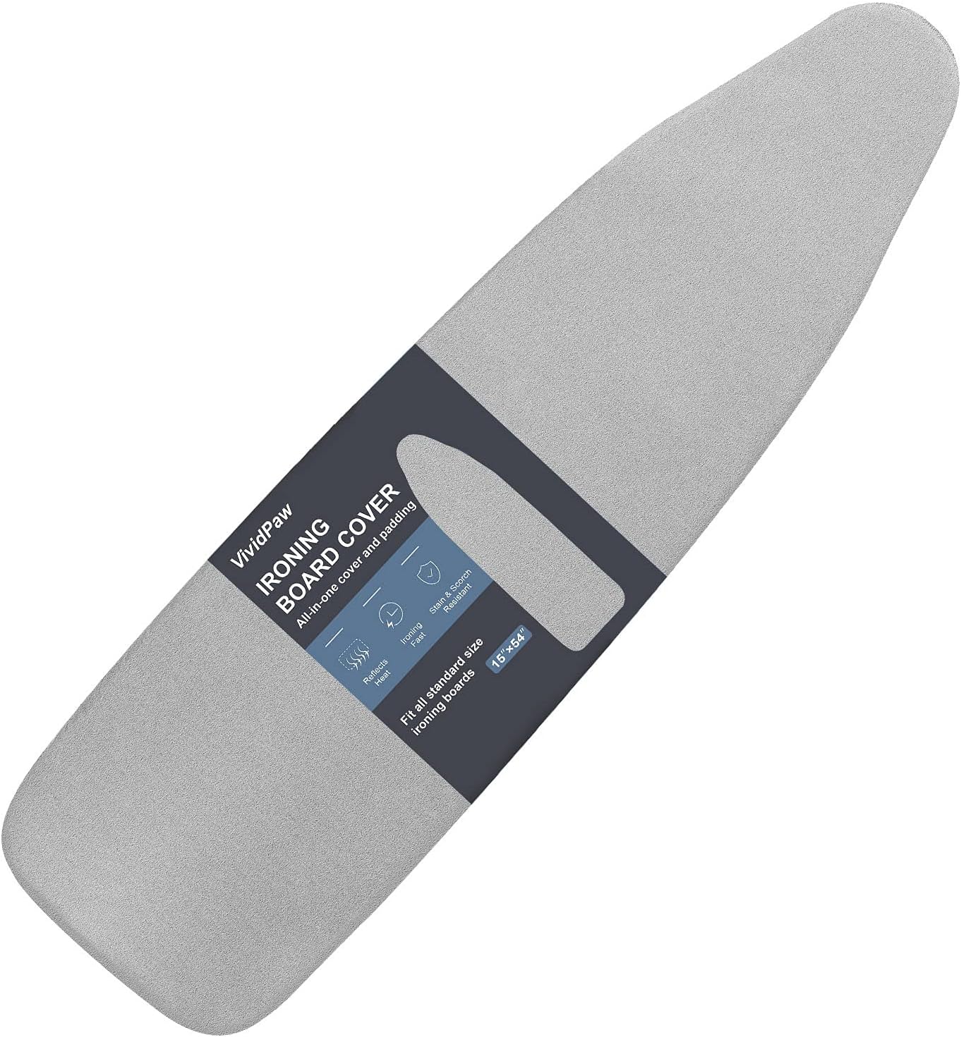 VividPaw Ironing Board Cover and Pad, Standard Size 15x54, Thick ...