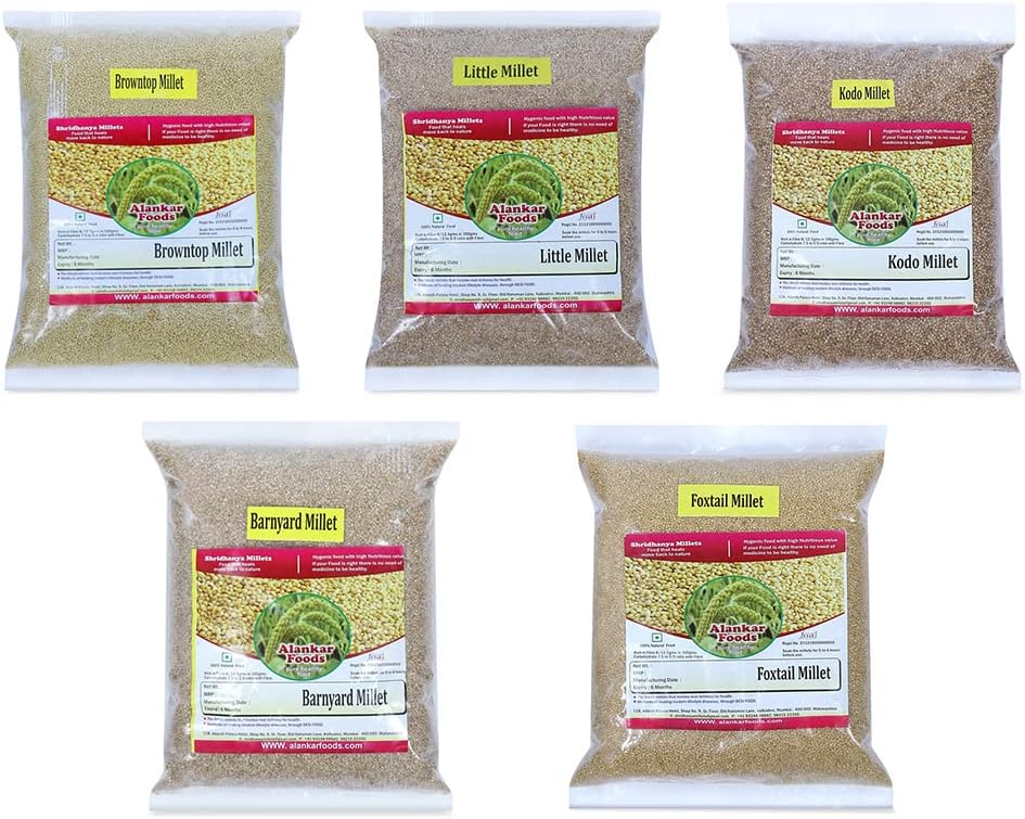 Shridhanya Unpolished Millets 5kg - Natural Grains Philippines | Ubuy