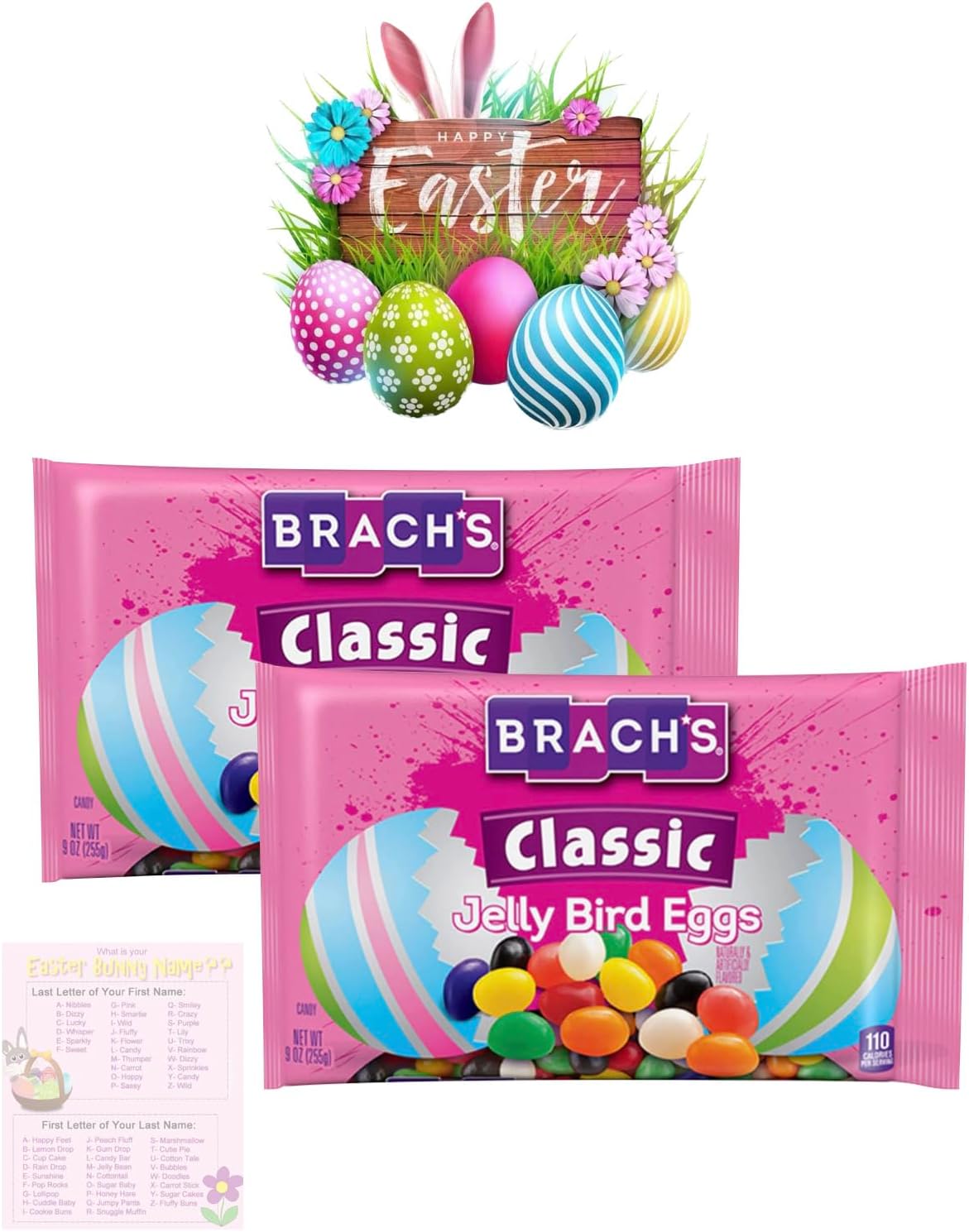 Amazon.com : Easter Jelly Beans | Jelly Bird Eggs Candy; (Pack of 2 ...