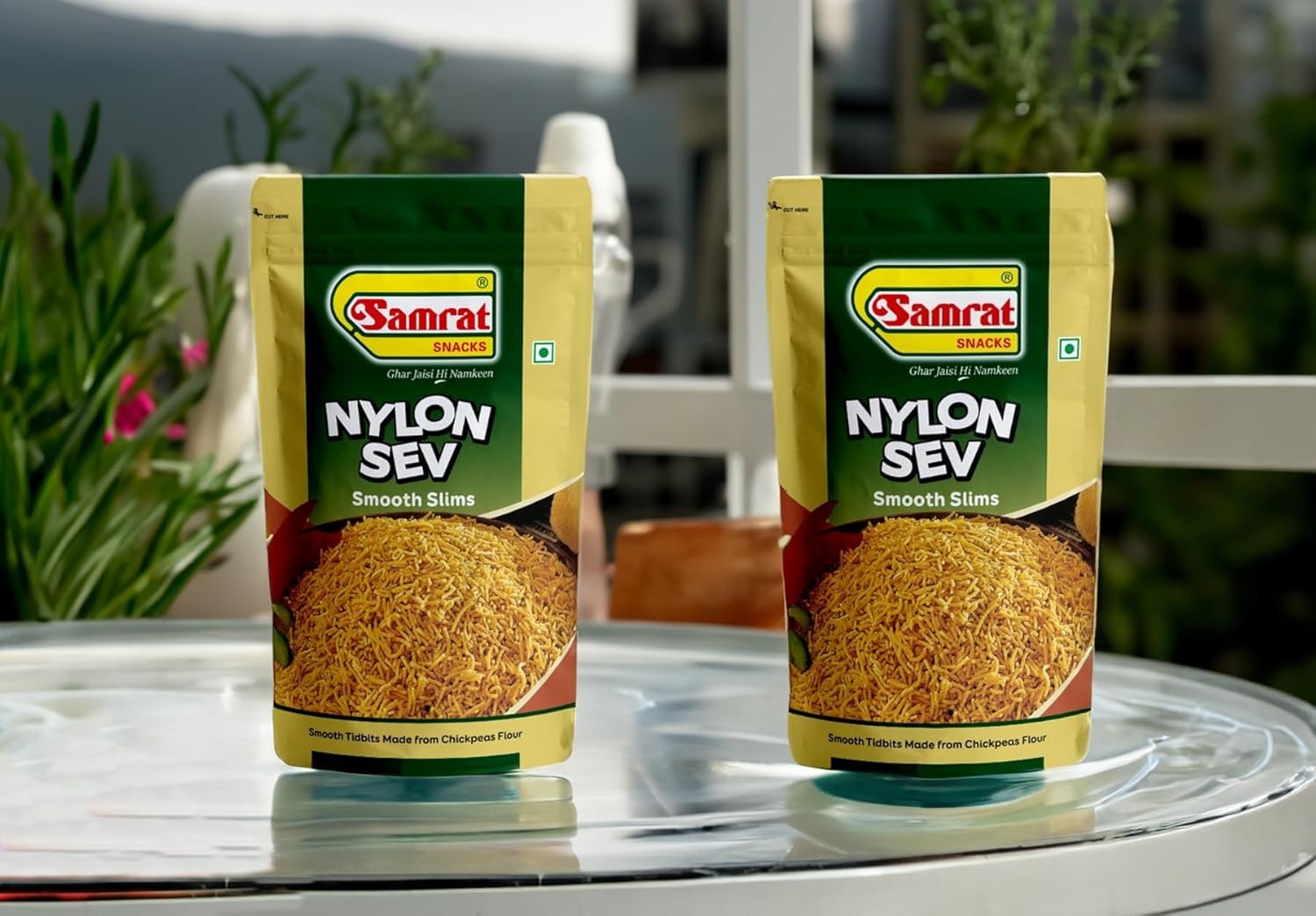 SAMRAT | NYLON SEV Smooth Slims Crispy Taste Namkeen | Ghar Jaisi Hi ...