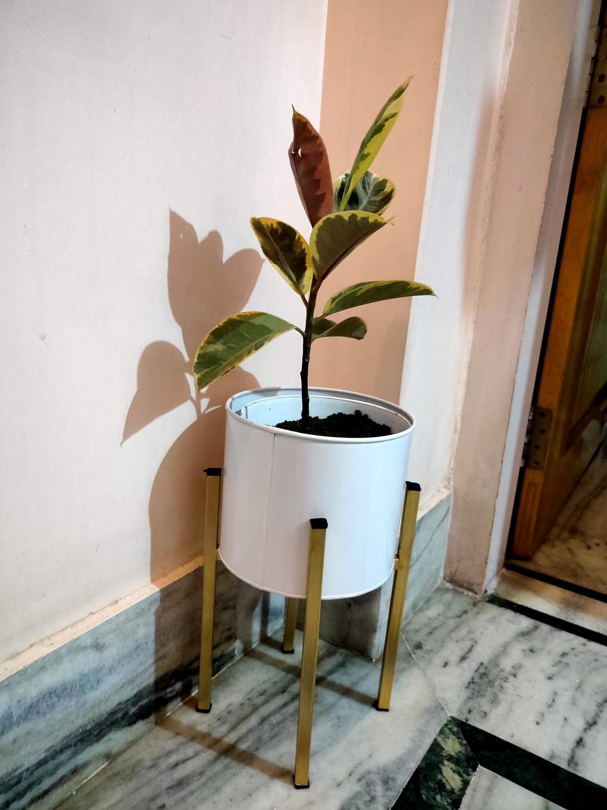 REHANA Iron Indoor Out Door Garden Home Decor Flower Planter Pot Stand ...