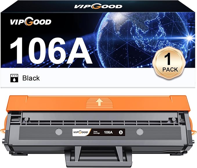 VIPGOOD 106A Toner with Chip Compatible for HP 106A W1106A Laser Toner ...