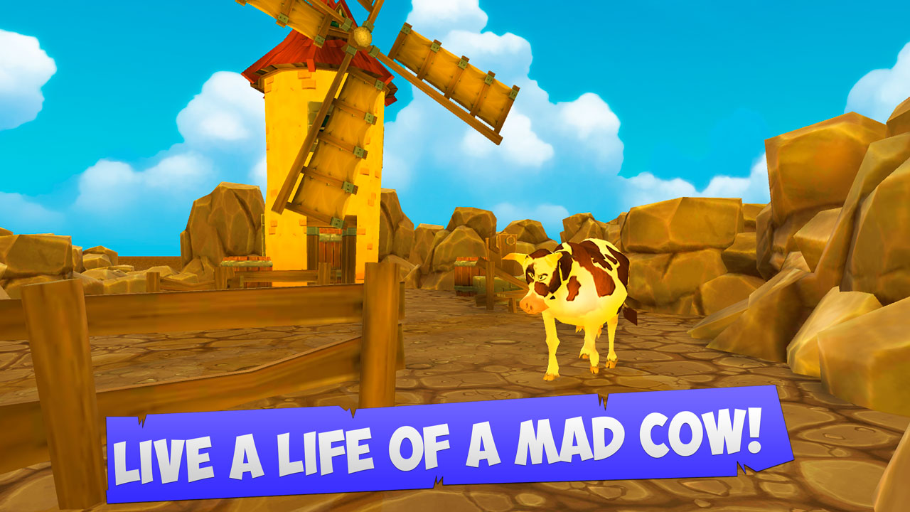 Aplicación Crazy Cartoon Cow 3D: Escape From Farm en Amazon Appstore